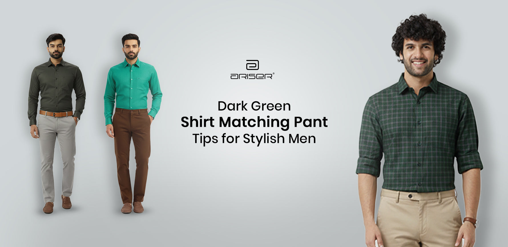 Tips for Stylish Men on Matching Dark Green Shirts with Pants