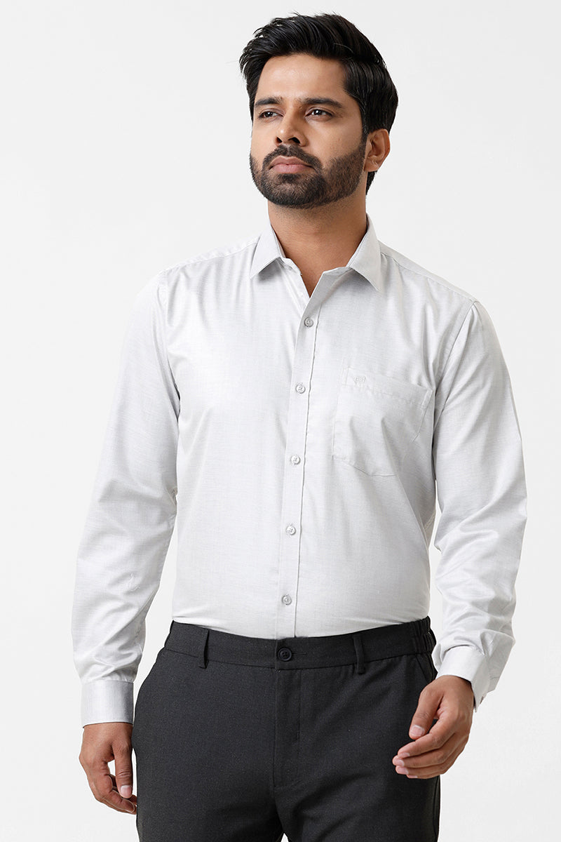 Tornado - Grey Formal Shirts for Men | Ariser